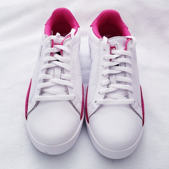 Puma | Shoes | Puma White Hot Pink Sneakers | Poshmark